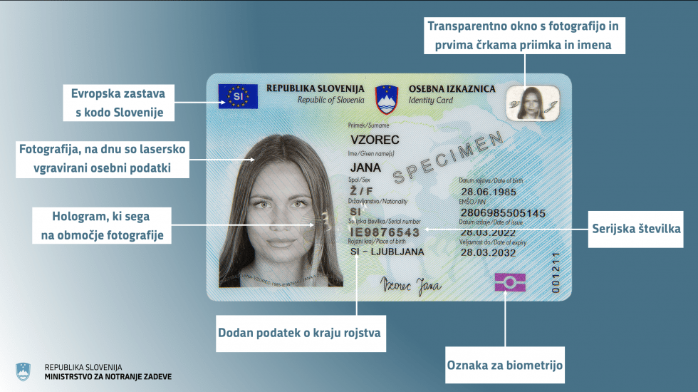 Od danes po novo biometrično osebno izkaznico. Koliko stane? | Net TV ...
